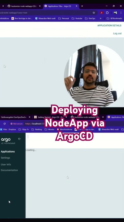 Deploying a NodeApp via ArgoCD | Application Creation and configuration with example #gitops # ...