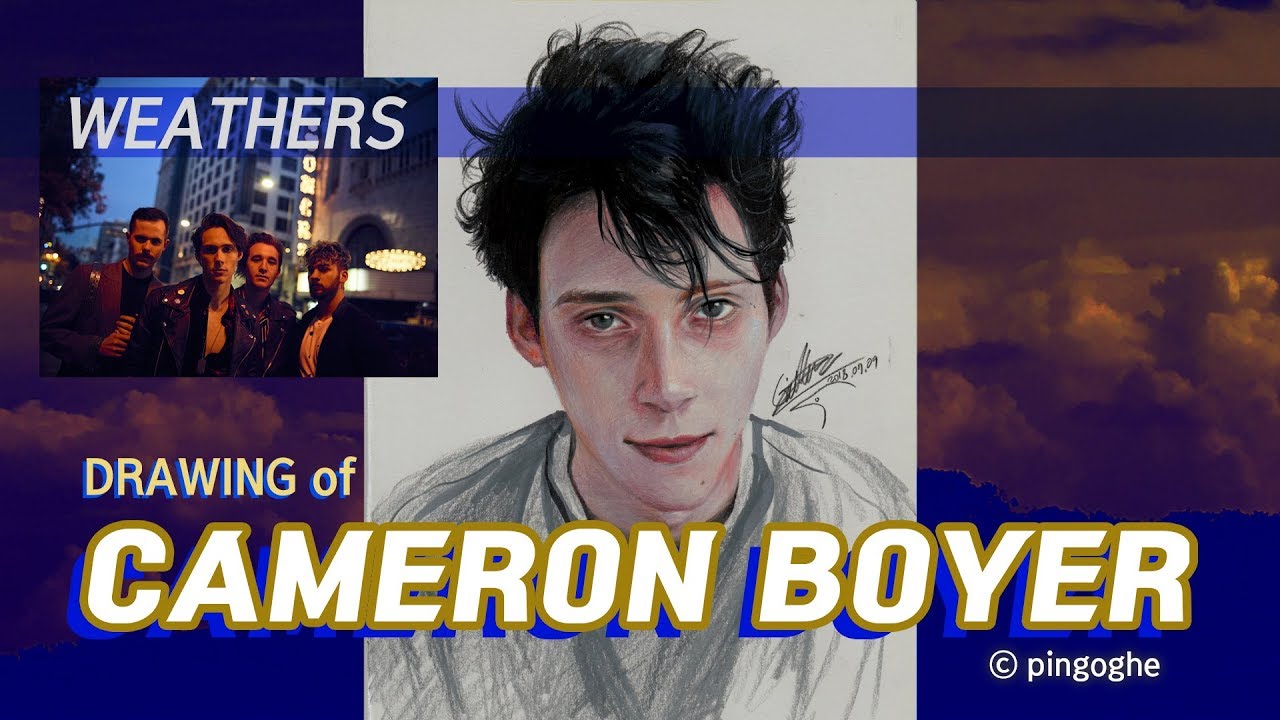 카메론 보이어 그리기 | Cameron Boyer Drawing | @pingoghe, G(K Haeun - YouTube