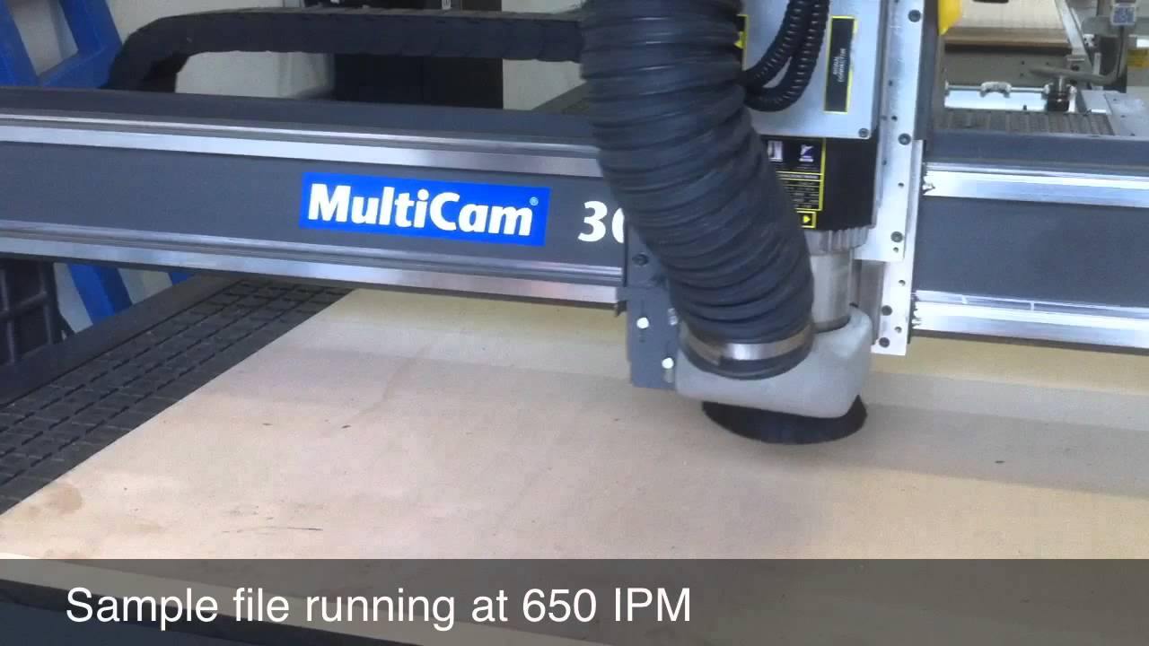 MultiCam 3000 5x10 CNC Router - YouTube
