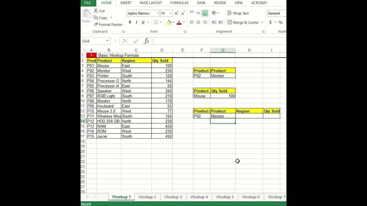 "Master VLOOKUP in seconds! Quickly find and match data like a pro in Excel! #ExcelTips #VLOOKUP ...
