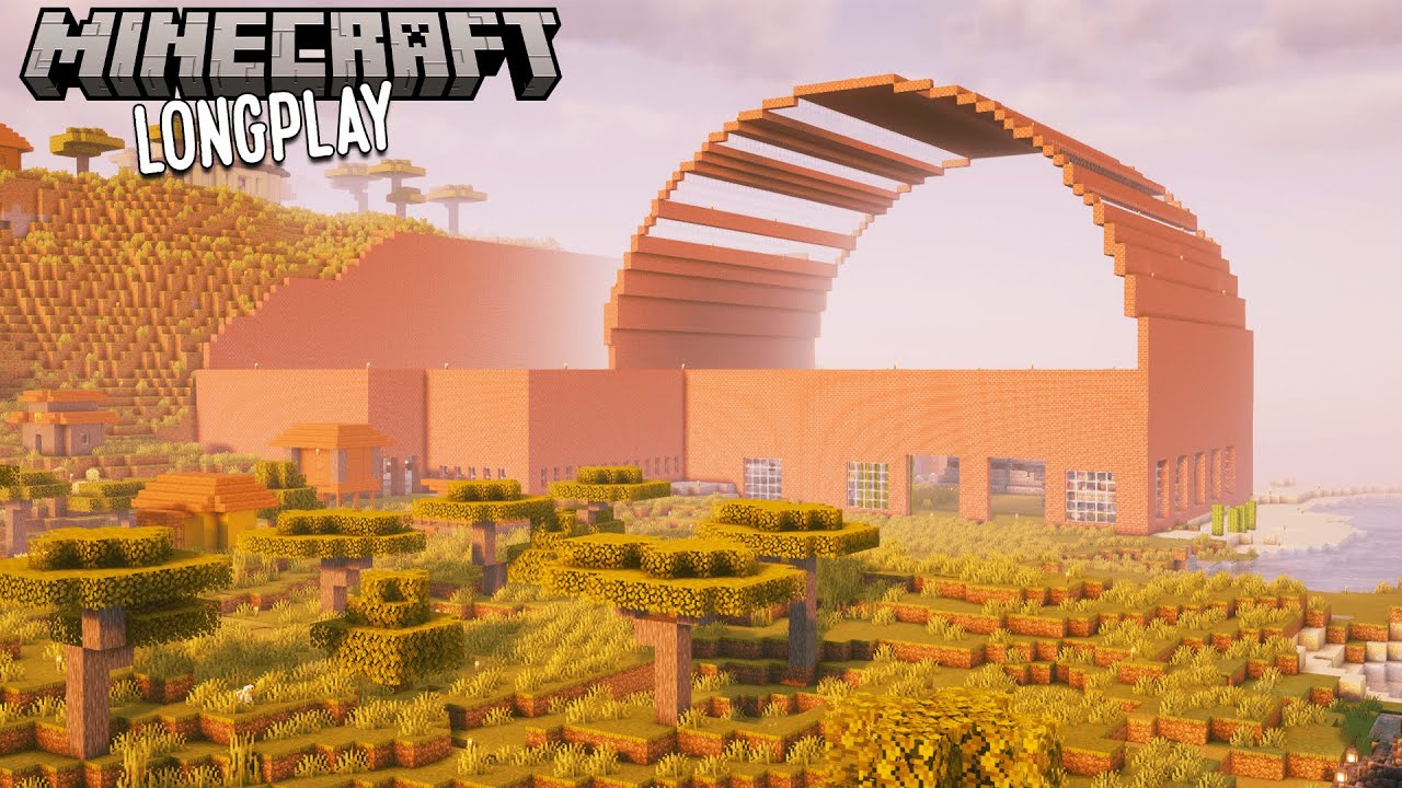 Relaxing Minecraft Longplay - Building Frame of Warehouse EP4 - YouTube