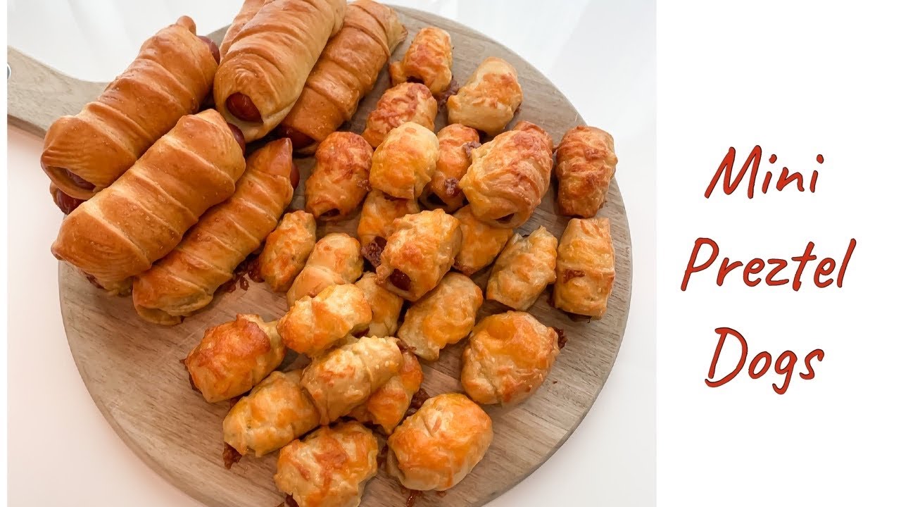 Mini Pretzel Dogs simple recipe that works every time - YouTube