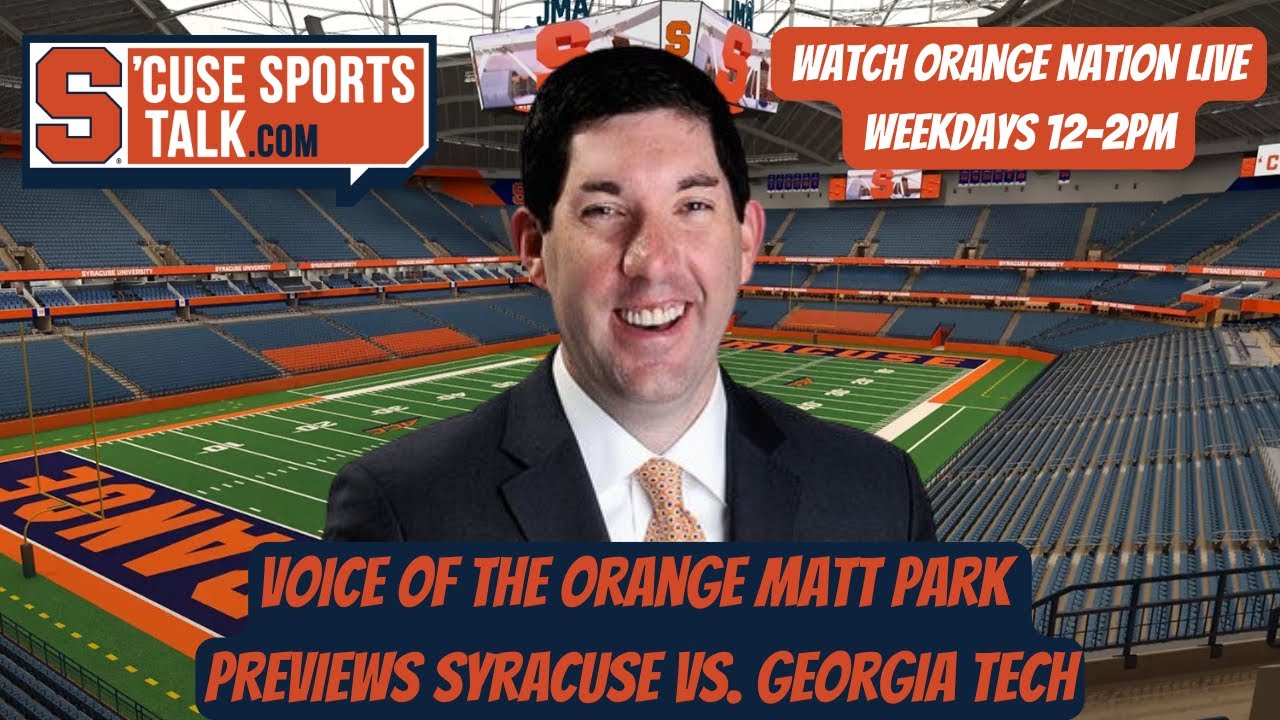 Voice of the Orange Matt Park Recaps Ohio Win, Previews Ga Tech - YouTube