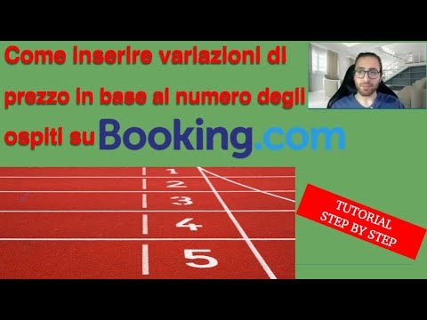 Inserire prezzi diversi in base al numero degli ospiti su Booking. Tutorial - YouTube