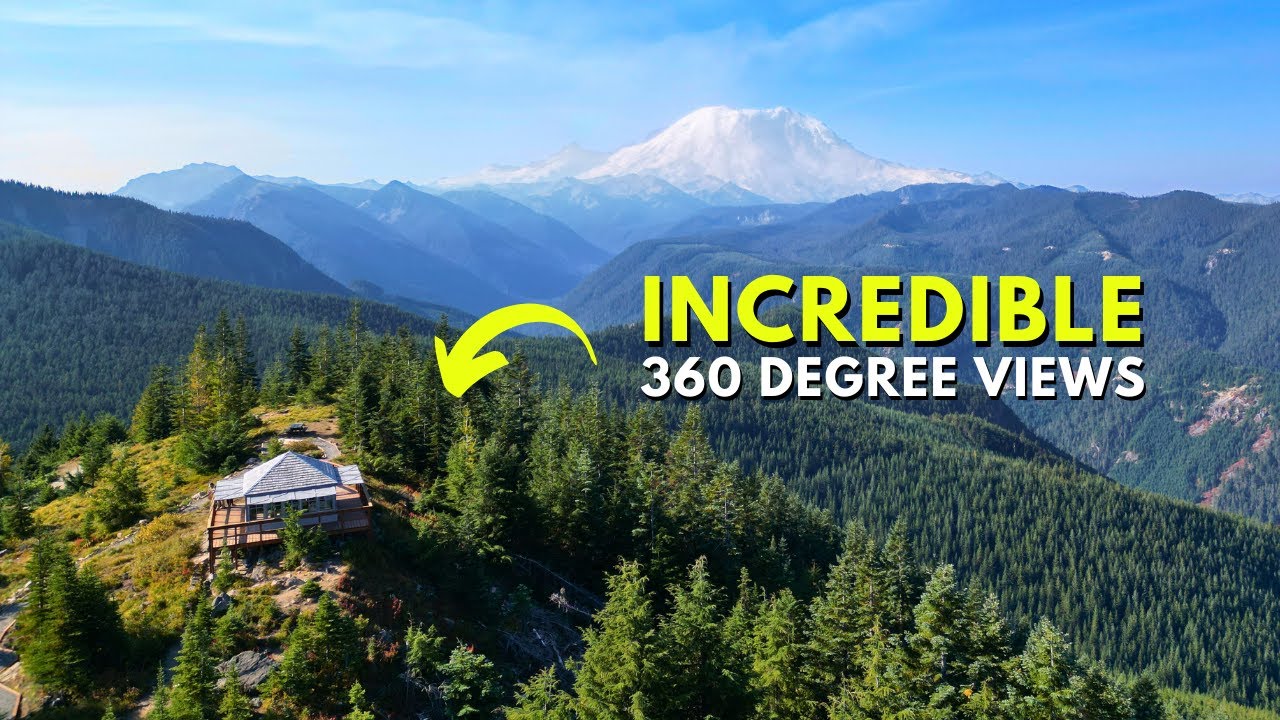 The View from this PNW Fire Lookout was INSANE! - YouTube