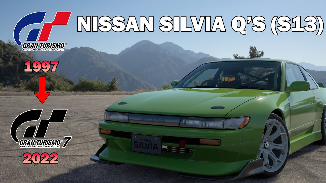 Gran Turismo - Evolution of the Nissan Silvia Q's (S13) '88 [4K] - YouTube