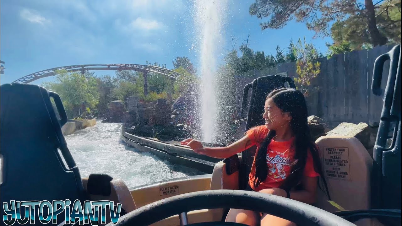 Calico River Rapids Water Raft Ride - Knott’s Berry Farm - YouTube