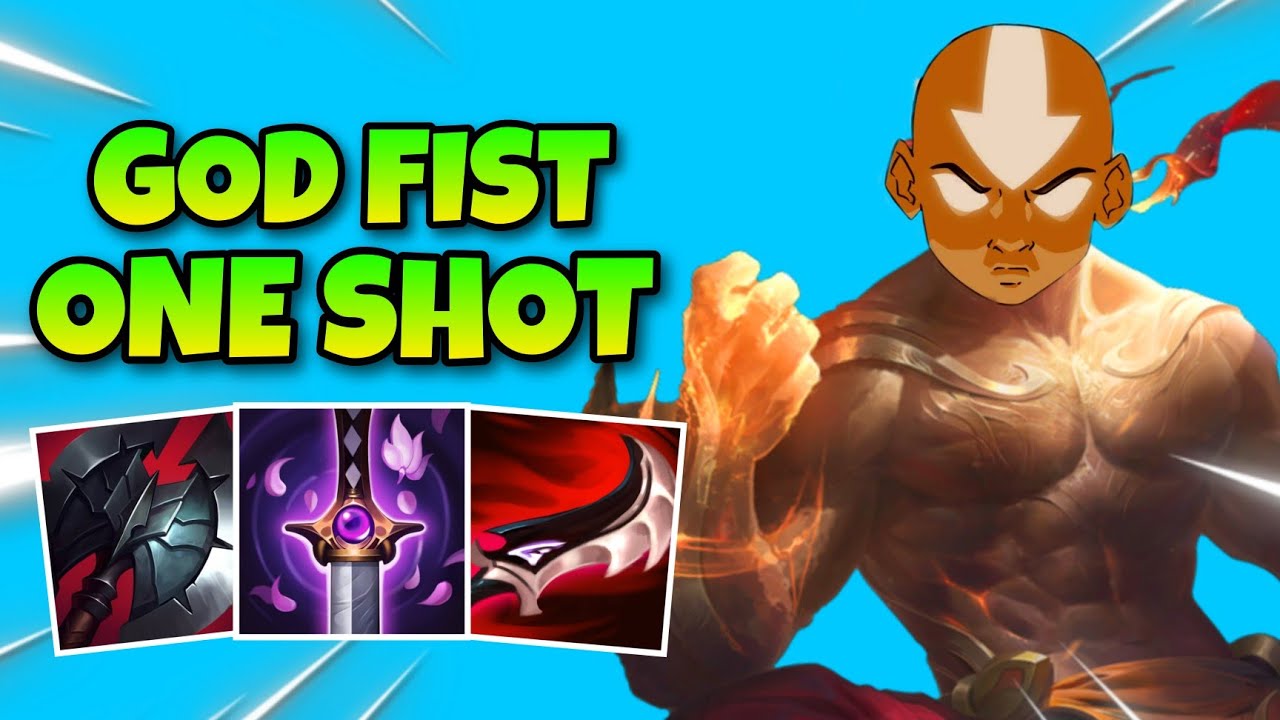 GOD FIST LEE SIN WILD RIFT BUILD FULL LETHALITY ONE SHOT ! - YouTube