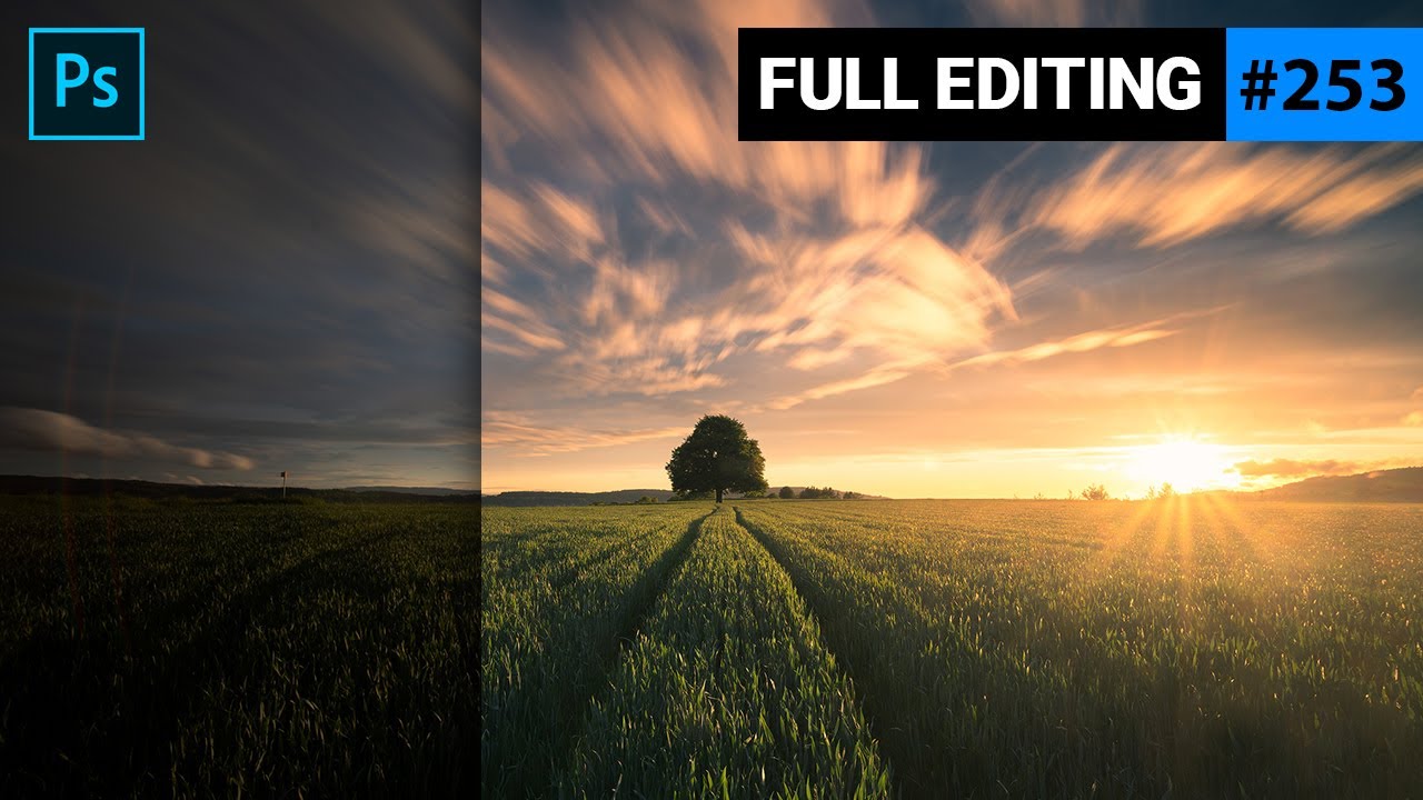 Adding Dramatic Sunset Colours in Adobe Photoshop | QE #253 - YouTube