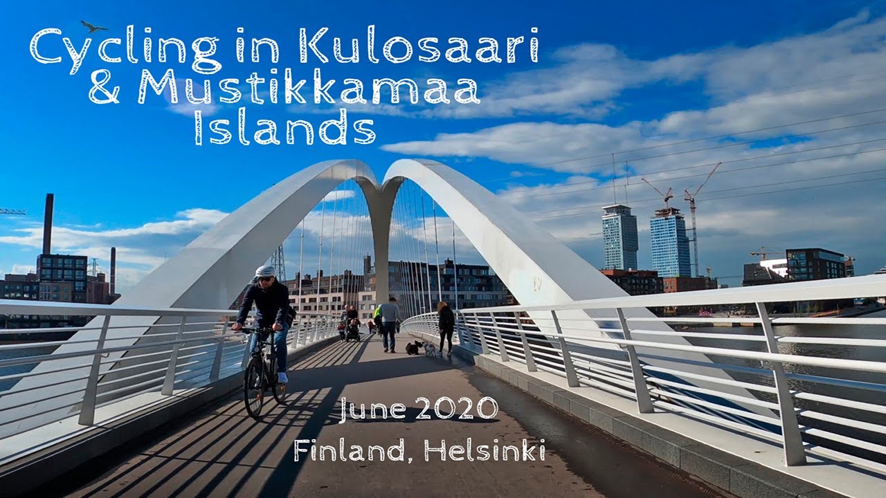 Cycling in Kulosaari & Mustikkamaa Islands, June 2020, Finland ...