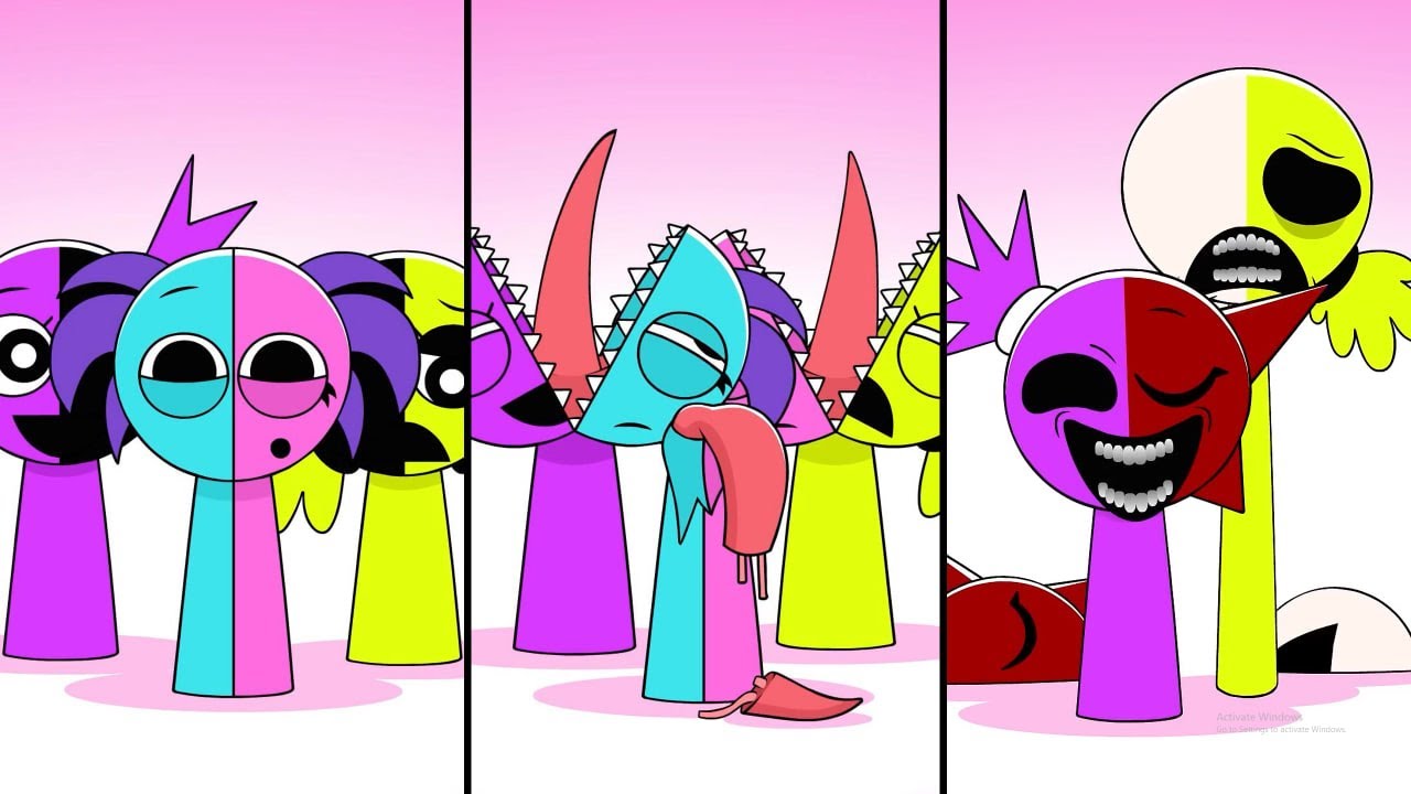 Sprunki OC SemiHemi meets Kiki and Bouba Sprunki OC ALL Phases #sprunki ...