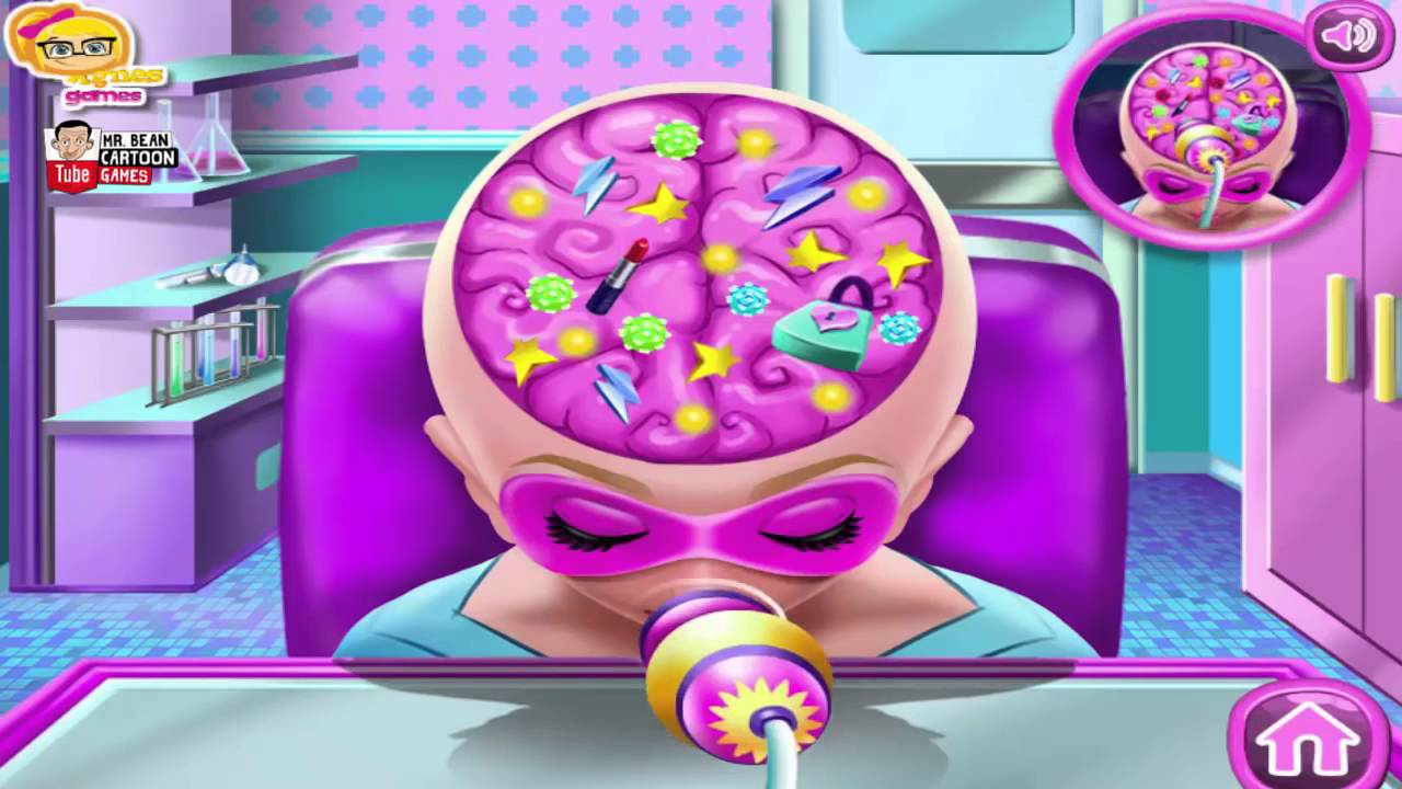 Super Barbie Brain Doctor Princess Baby Girl Game Baby Games To Play ...
