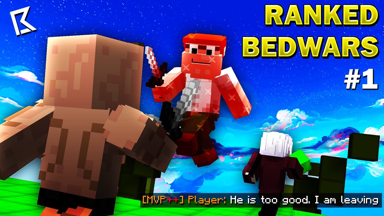 Ranked Bedwars 1 Top Bridge Warrior Youtube