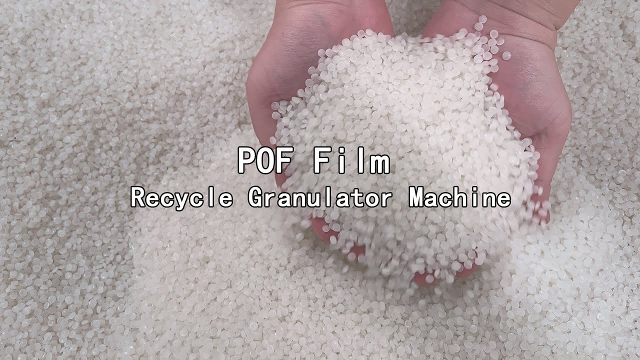 POF Film Plastic Wrap Film Recycle Granulating Machine - YouTube
