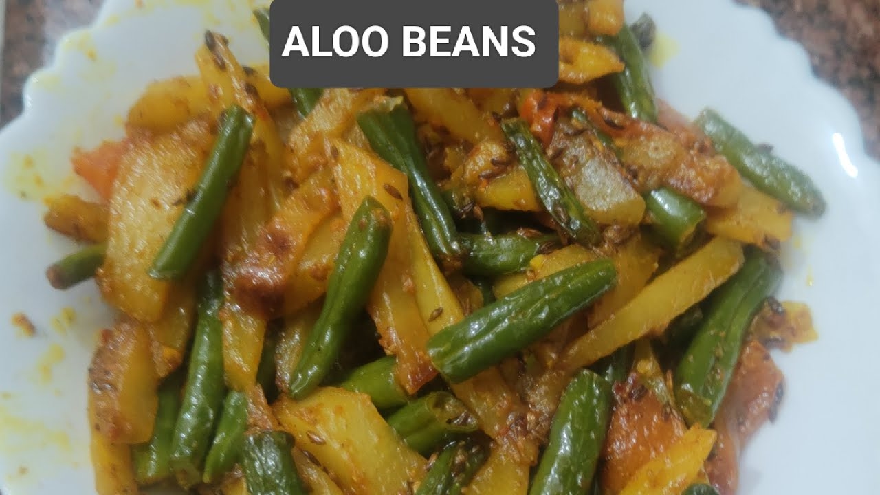 FRENCH BEANS cooked in a very simple way.Very tasty 😋 and healthy too ...