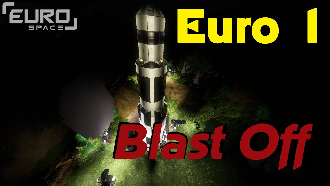 Space Engineers - Euro 1 Rocket Take Off - YouTube