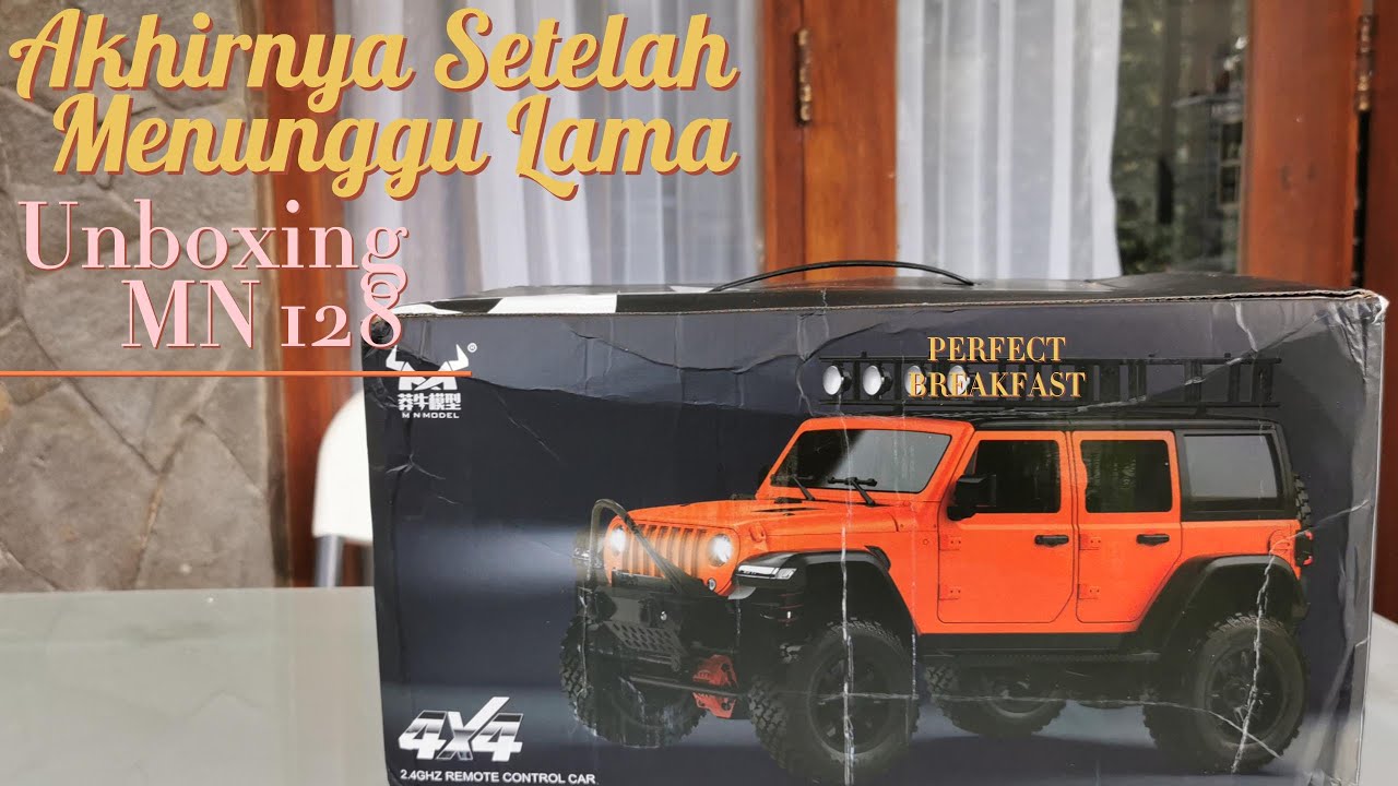 Unboxing Seri MN Terbaru, MN128 Jeep Wrangler Rubicon - YouTube