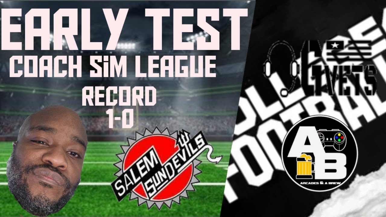 Early Test - College Football 25 Coach Sim League S2W2 - YouTube