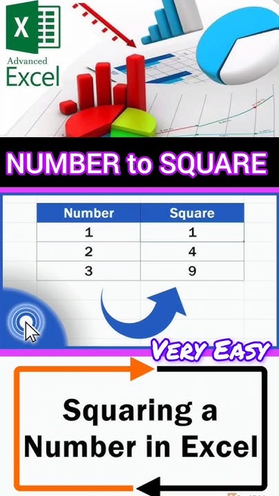 Squaring a Number in Ms Excel || #shortvideo #exceltricks #excelformula #exceltips #tech #shorts ...