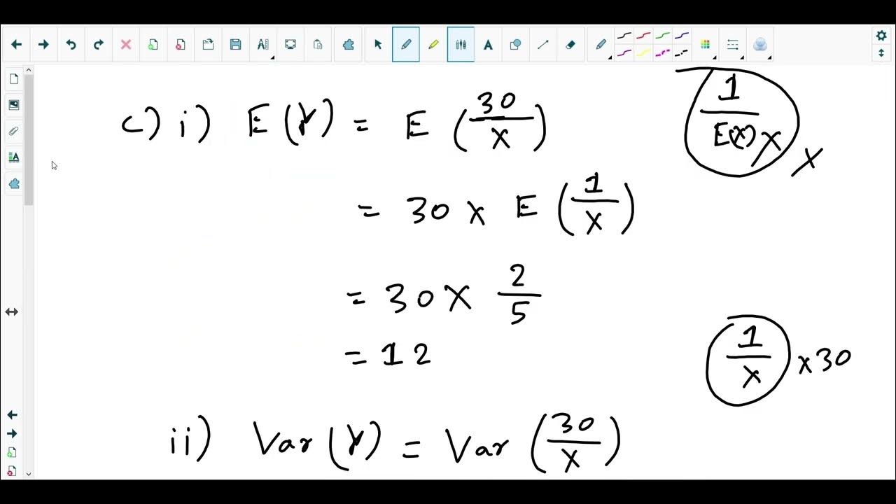 Q.NO.4-Discrete Random Variable, Expectation Mean, Variance & Coded Data. - YouTube
