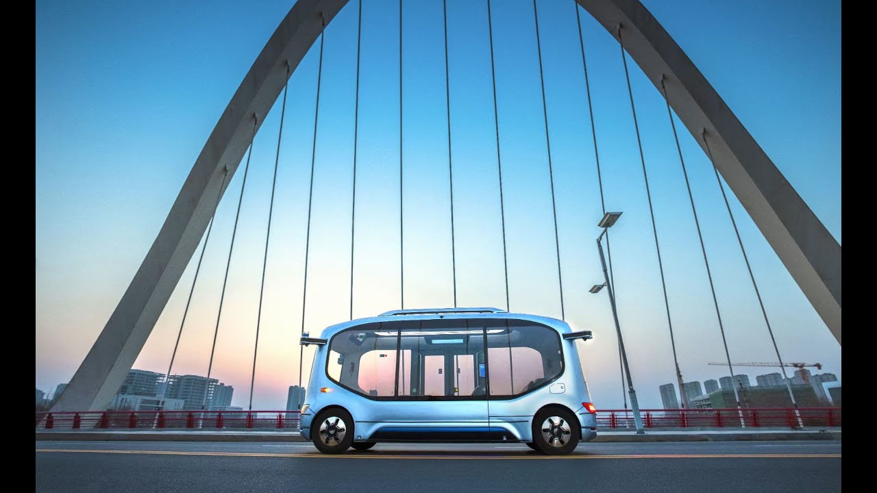 Yutong L4 autonomous bus Xiaoyu - YouTube