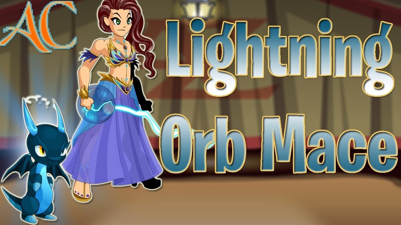 AQW Lightning Orb Mace (AC-tagged!) /join ashfallcamp - YouTube