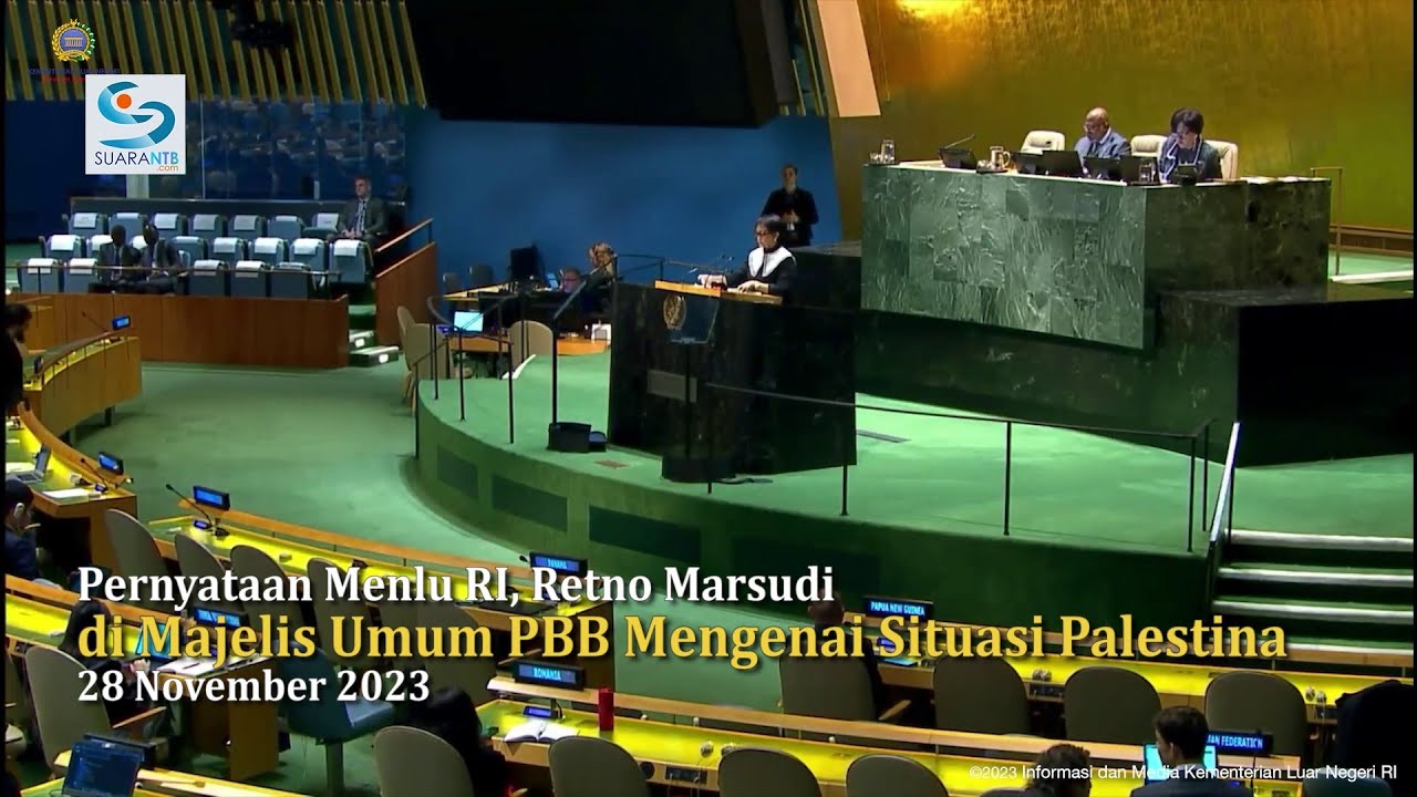 Pernyataan Menlu RI, Retno Marsudi di Majelis Umum PBB Mengenai Situasi ...