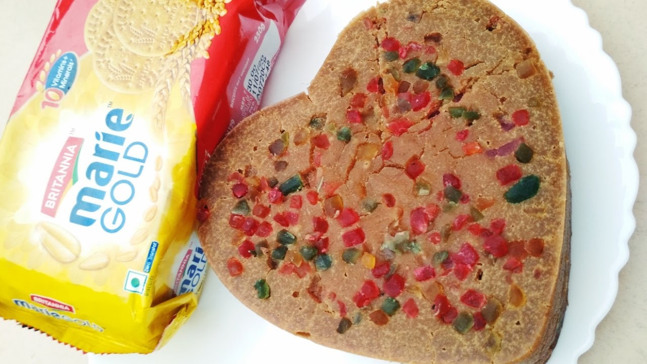 Easy Marie biscuits cake without oven & milk | Marie gold biscuits cake ...