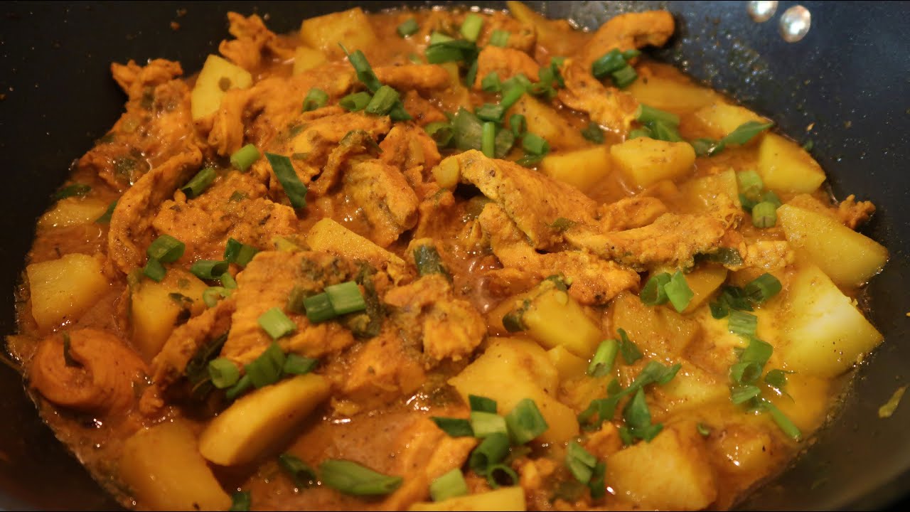 Slow Cooked Boneless Curry Chicken and Potatoes - YouTube