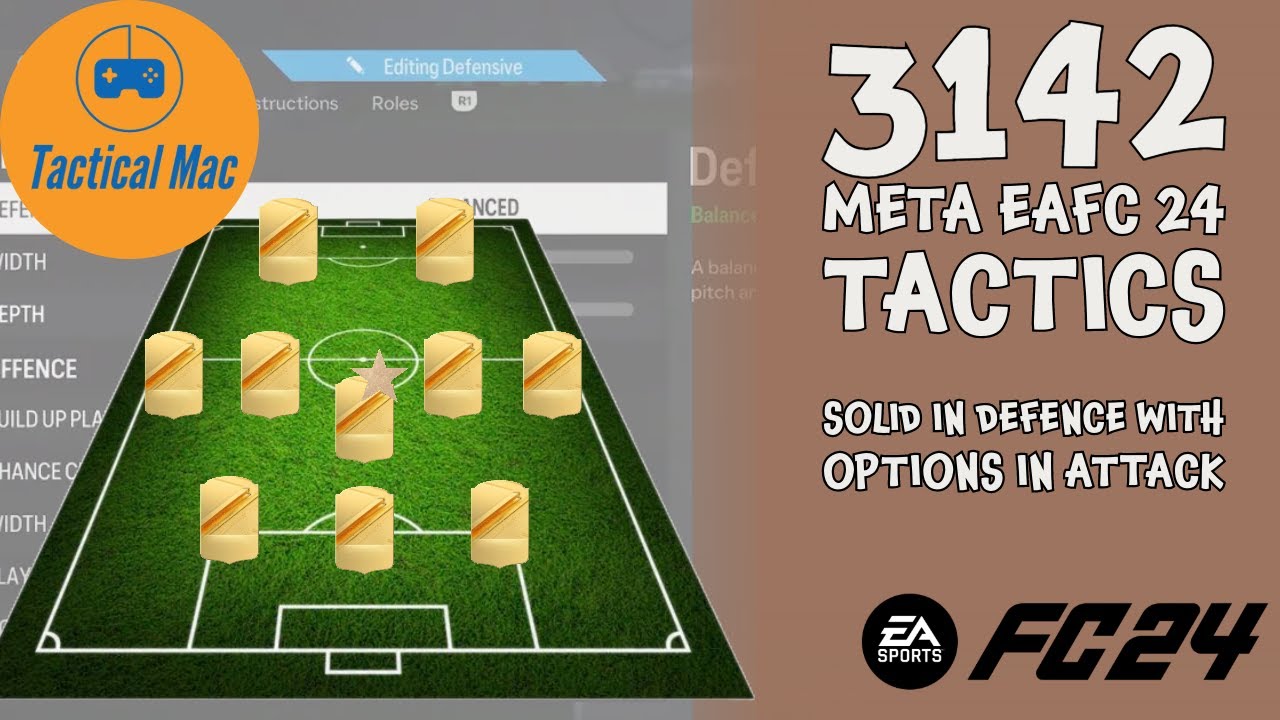 EAFC 24 Meta 3142 Custom Tactics, Old and New Gen. - YouTube