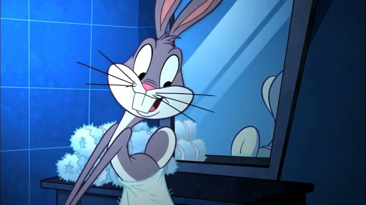 Bugs Bunny Shaking His Tail And Releasing A Wet Fart On A Towel In Front Of The Mirror Youtube