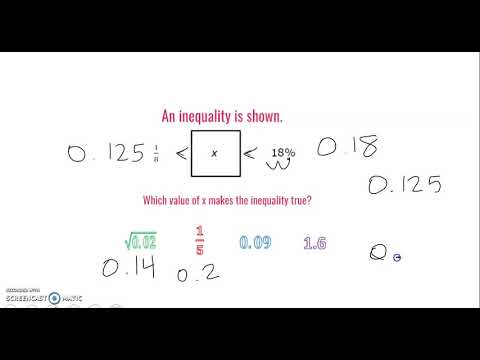 Comparing Real Numbers with Inequalities - YouTube