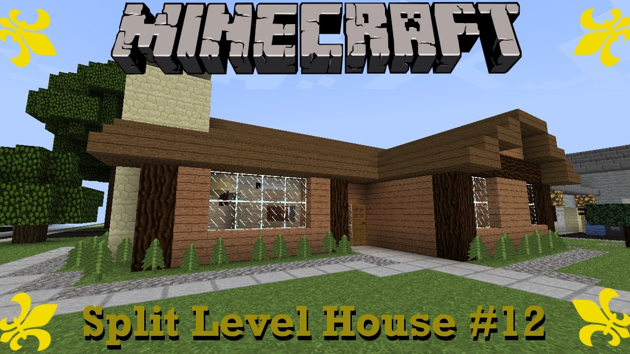 Minecraft: Split Level House Walkthrough # 12 (SuburbCraft Ep. 25 ...