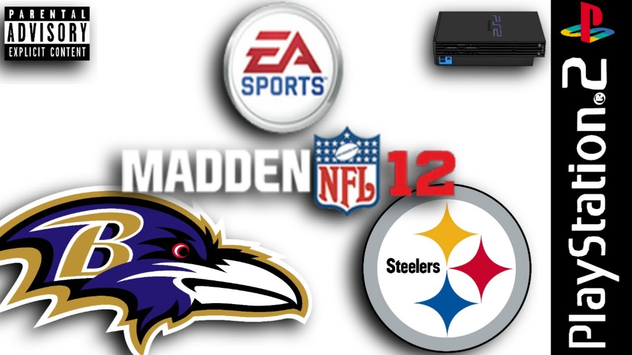 -PS2- MADDEN 12 *RAVENS VS STEELERS* (Gameplay) #DaDrunkGamer #Madden # ...