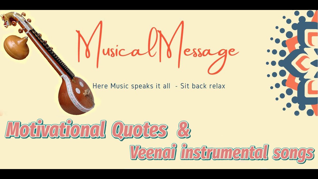 Vetri Kodi Kattu - Veenai version & motivational Quotes - YouTube