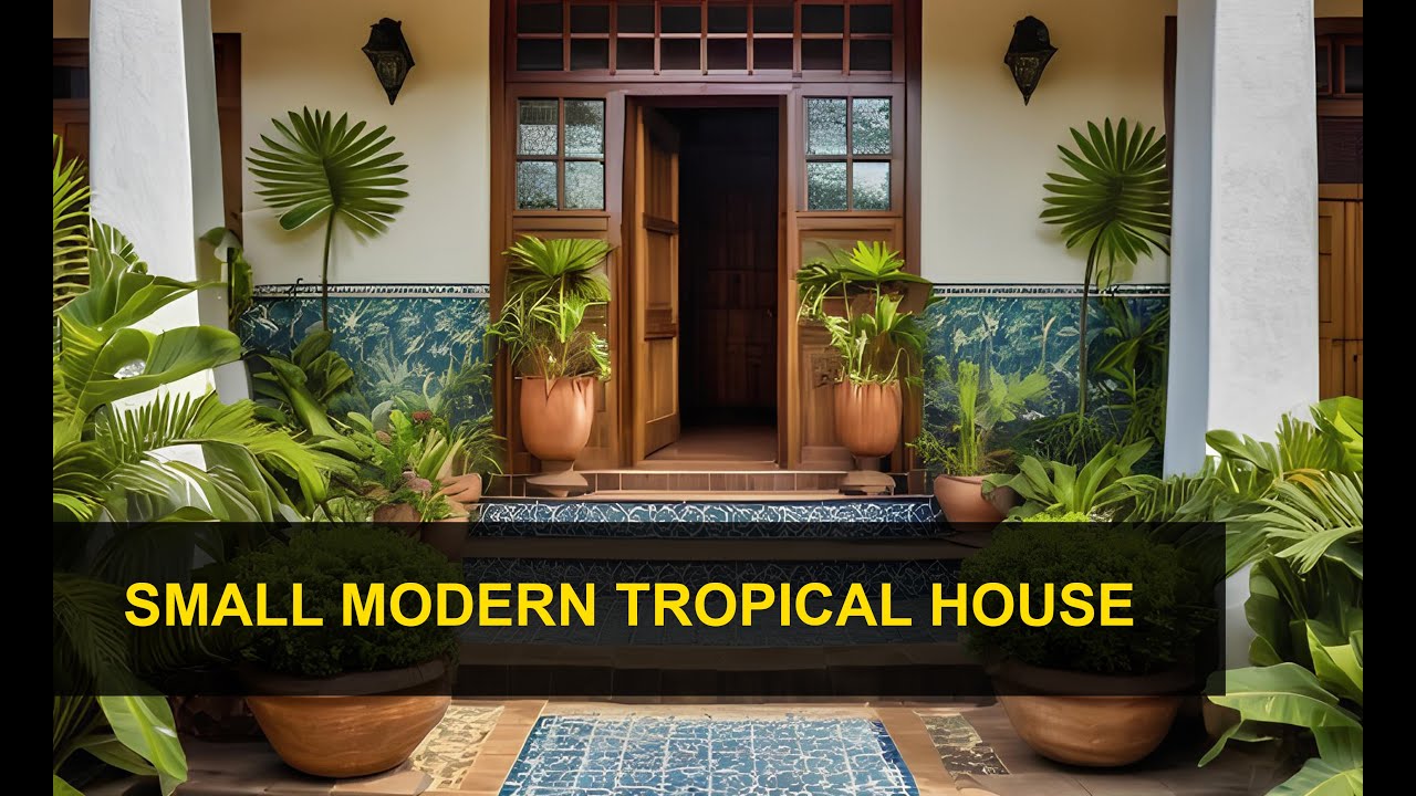 SMALL MODERN TROPICAL HOUSE - YouTube