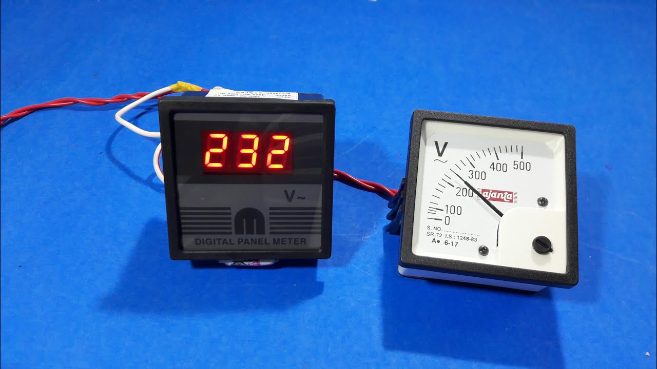 Analog Vs Digital Voltmeter UP DOWN LIVE YouTube Analog Vs Digital Voltmeter UP DOWN LIVE YouTube