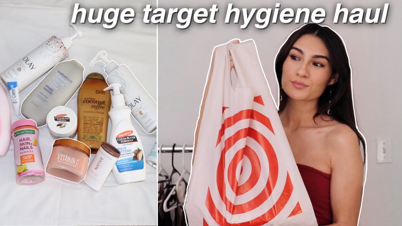 HUGE TARGET HAUL | HYGIENE AND SELF-CARE ITEMS - YouTube