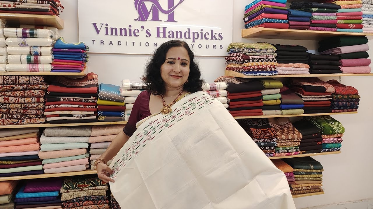 Saree Kissa 636 - Set Mundu Collection @VinniesHandpicks - YouTube