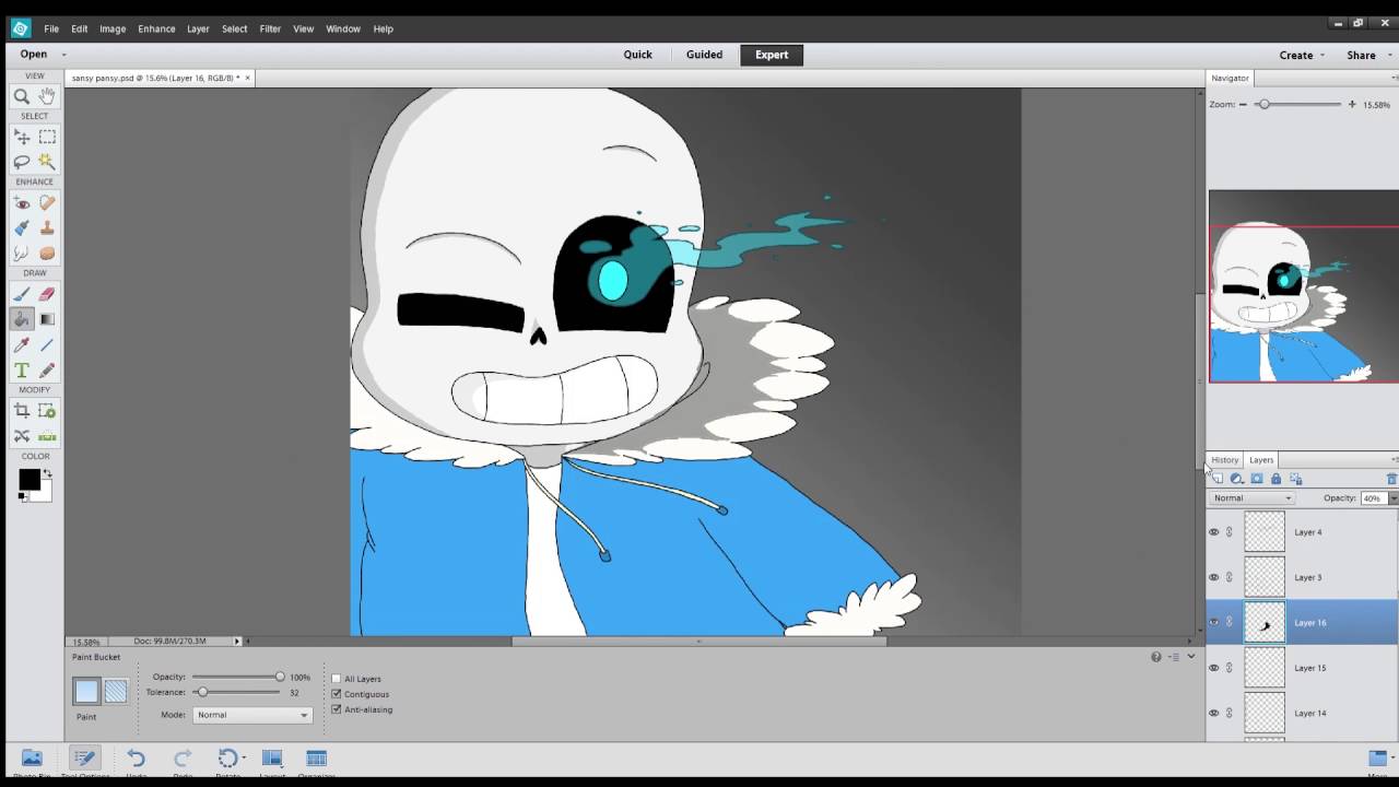 sans speedpaint NEW DESIGN - YouTube