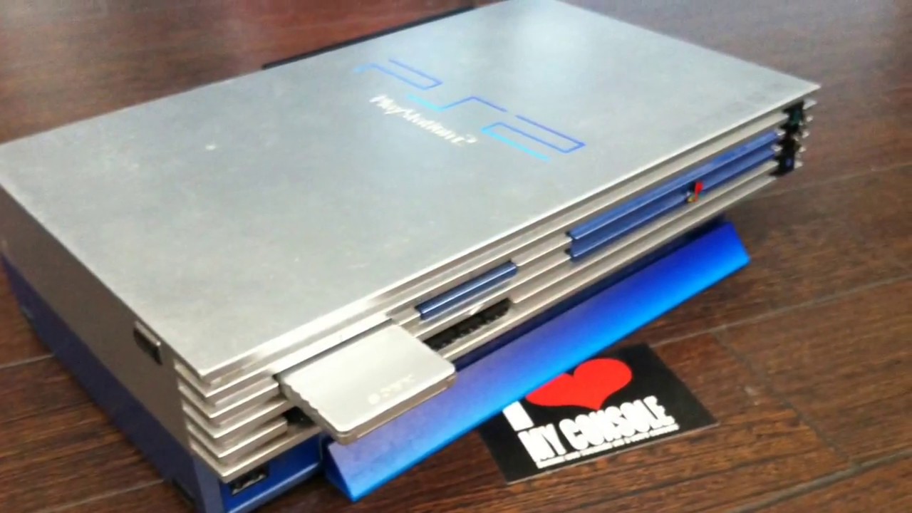 Une Ps2 Custom en Gris Bleu - YouTube