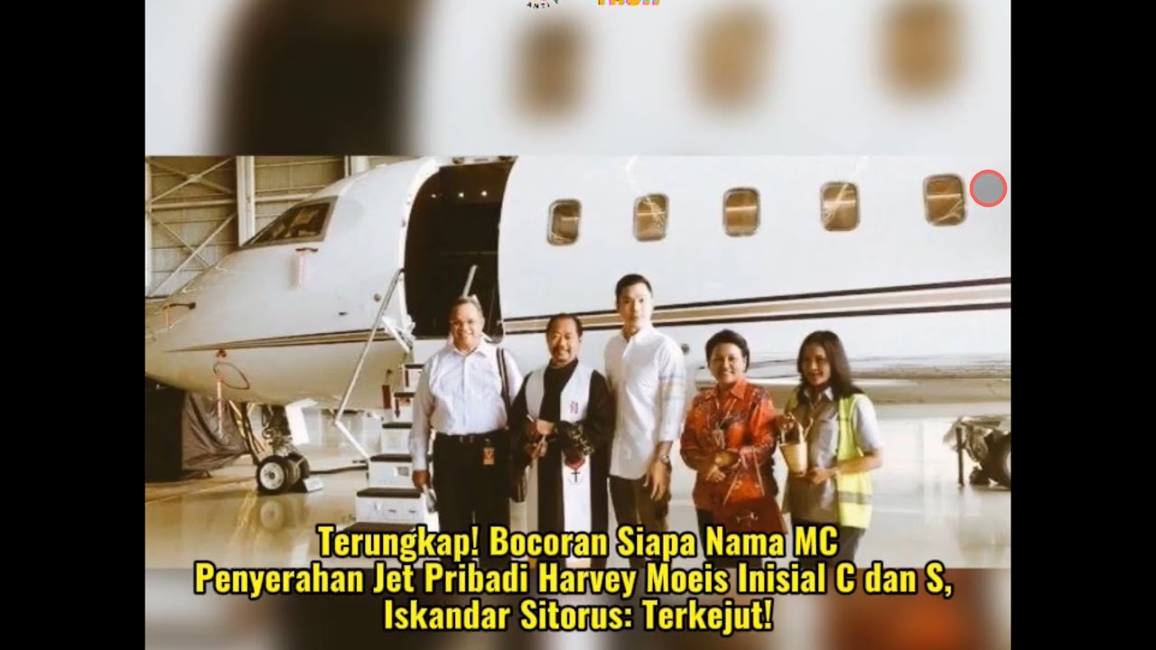 Terungkap! Bocoran Siapa Nama MC Penyerahan Jet Pribadi Harvey Moeis ...