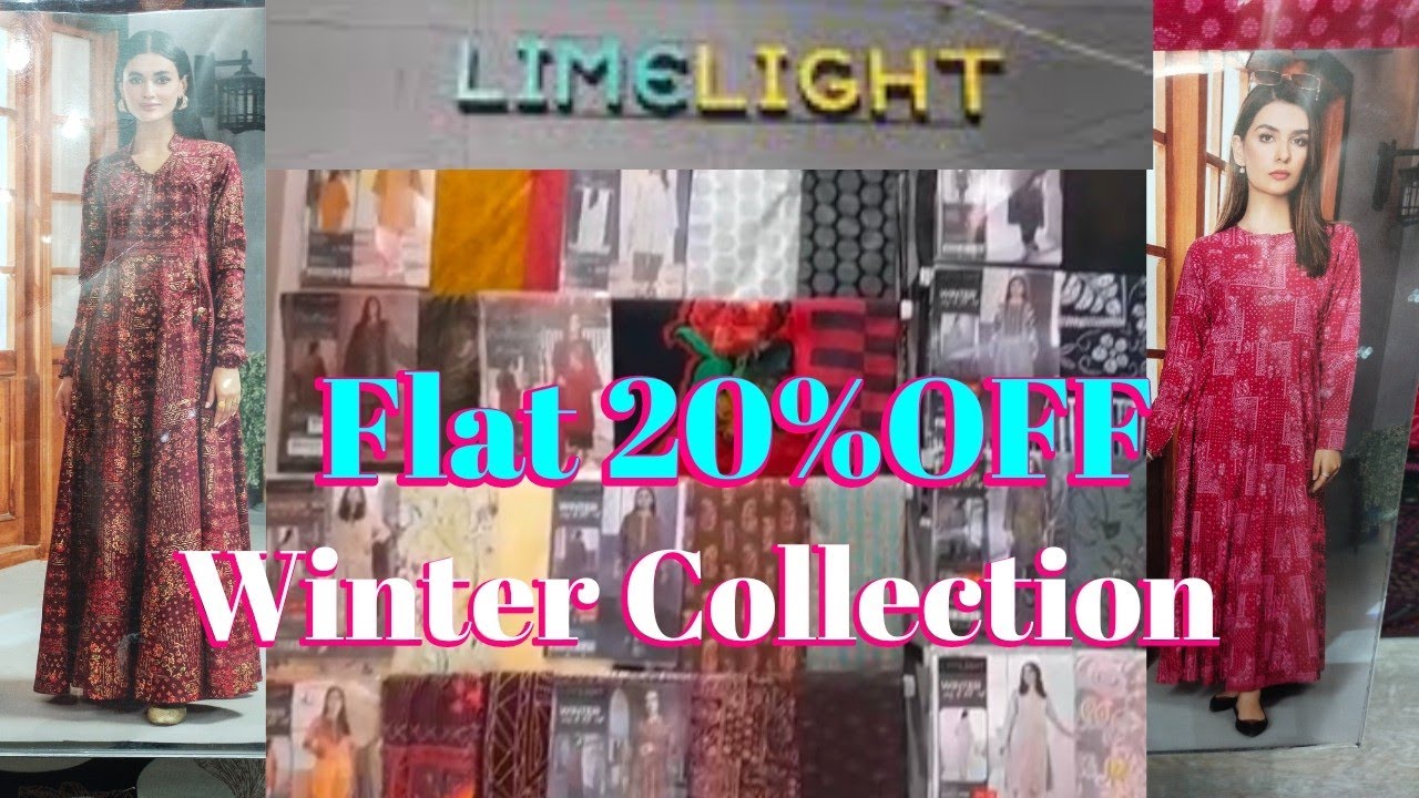 Limelight winter collection 2022|| limelight sale - YouTube