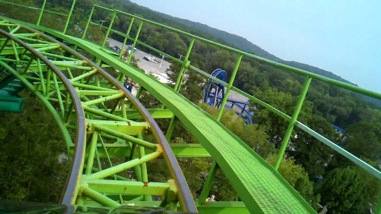 Riding the mind bender at six flags over georgia - YouTube