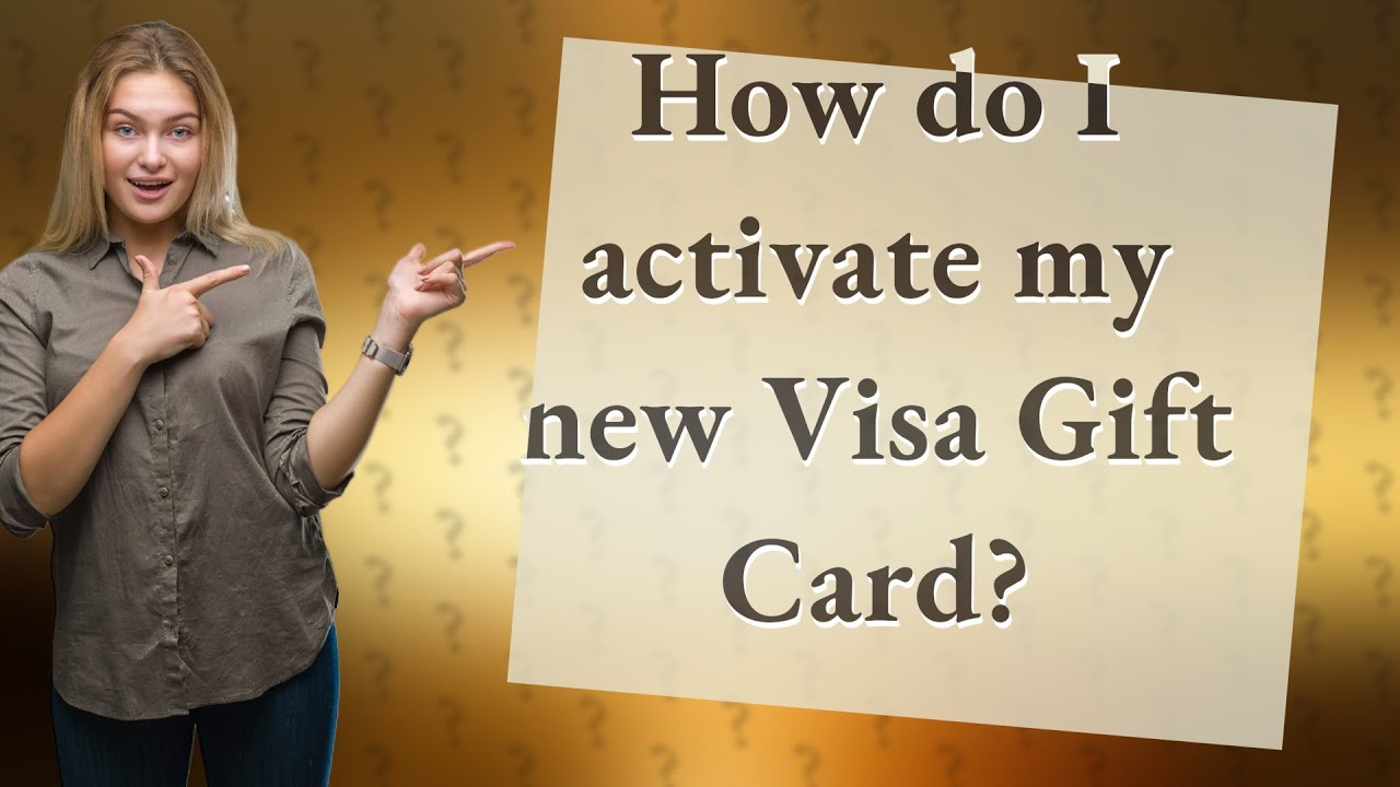 How do I activate my new Visa Gift Card? - YouTube