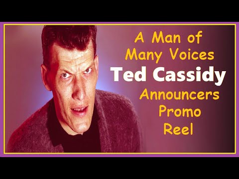 TED CASSIDY - ANNOUNCERS PROMO REEL - YouTube