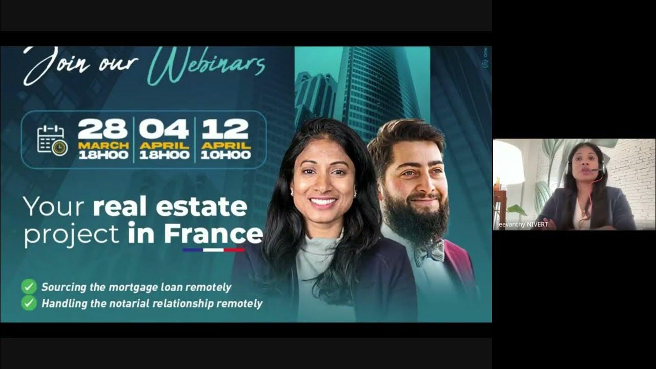 Webinar S2C x Notarise - Your real estate project in France - March / April 2024 - YouTube