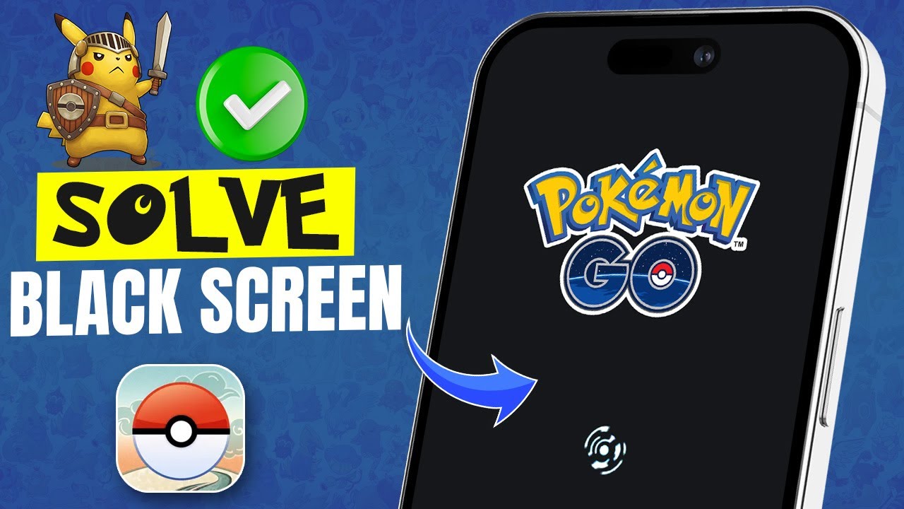 How to Solve the Pokemon Go Black Screen Problem on iPhone | Pokemon Go ...