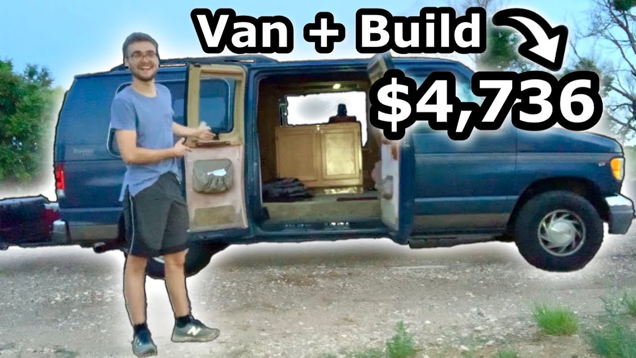 BUDGET VAN TOUR | My Cheap Build for Travelling Cross Country - YouTube
