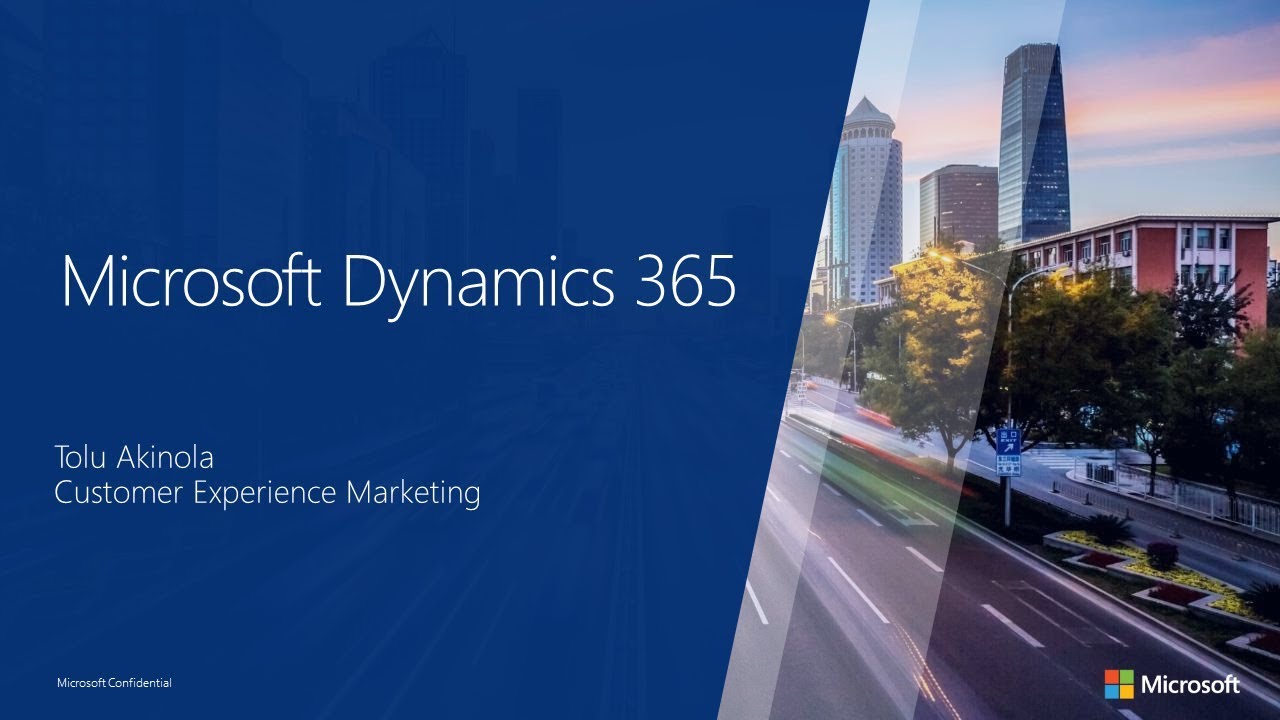Microsoft Dynamics 365 Vision and Overview (Blitz) - YouTube